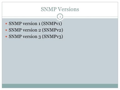 Snmp Ppt Download