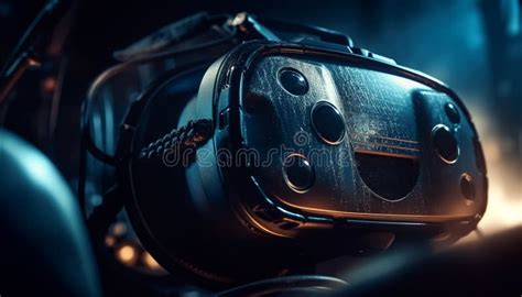 Luxury Car Dashboard Chrome Leather Elegance Speedometer Generated