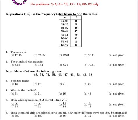 Solved Do Problems 3 4 6 13 15 19 22 23 Only In
