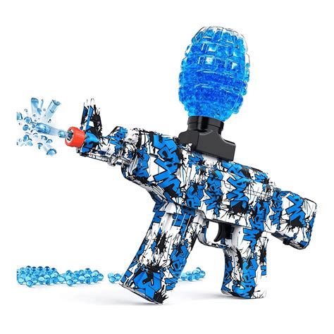 Shooting Elite Gel Blaster Toy Gun Blue Black And White The Culinarium