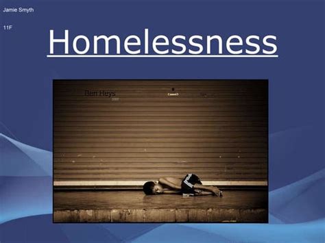 Homeless Ppt 1 Ppt