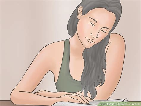 How To Analyze An Article With Pictures WikiHow