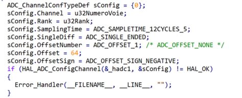 offset adc dma stm32h563 stmicroelectronics community