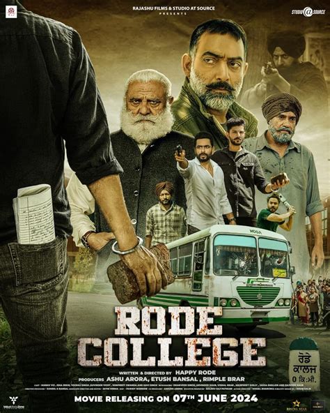 Rode College 2024 1080p HDRip Full Punjabi Movie ESubs 3 7GB