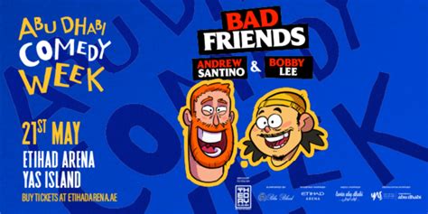 The Amazing Bad Friends Podcast Duo Are Coming To Abu Dhabi This May