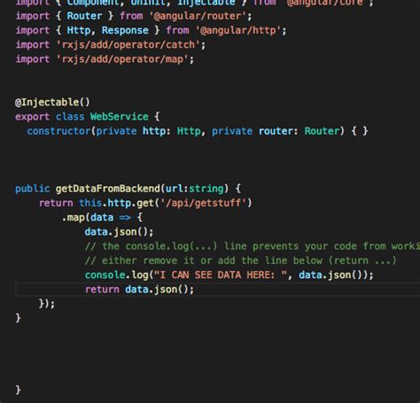 Web Services Angular2 Cannot Find Module Webservices Stack