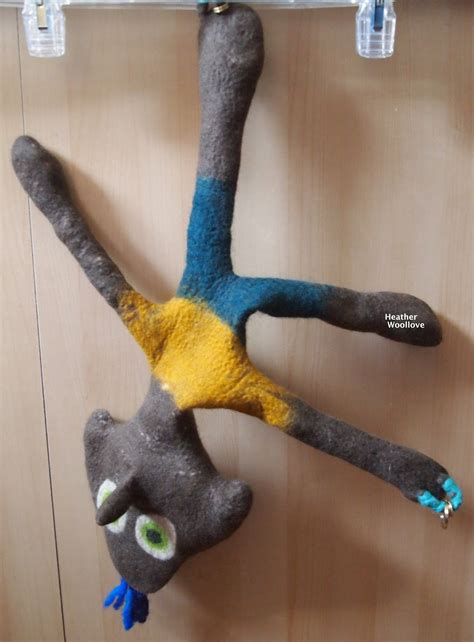 Wool Love Functional Fiber Art Long Limbed Creature For Hayes Part 4