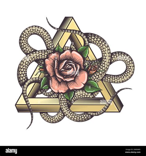 Geometric Triangle Tattoos