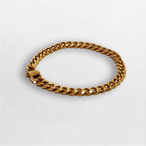 Sequence Bracelet Gold Tone Sequence Bracelet Gold Tone