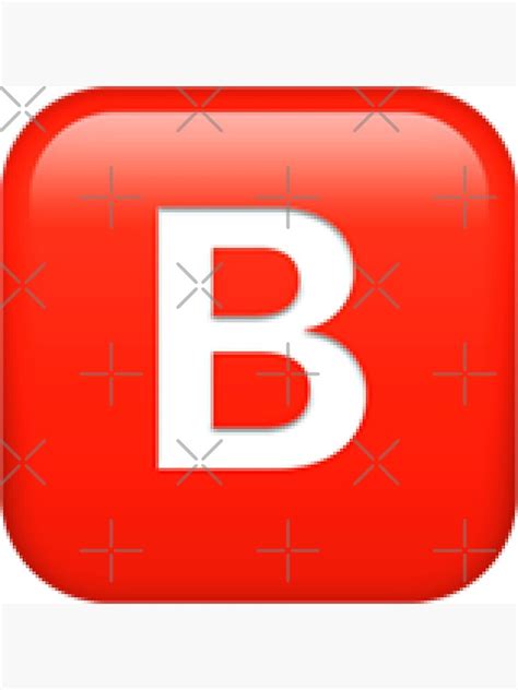 B Meme Emoji Poster For Sale By Amemestore Redbubble