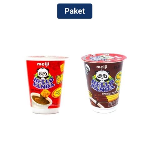 Jual Meiji Hello Panda Biskuit Stik Chocolate 20 Gr Hello Panda Dip Dip Biskuit Chocolate 20