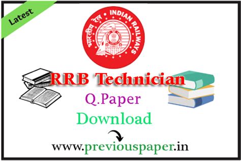 Rrb Technician Previous Question Papers Pdf 2023 2022 2021 2020