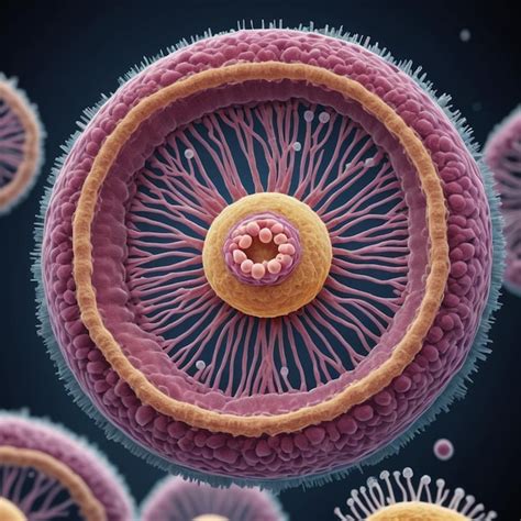 Structure Of The Bacterial Endospore Transmission Electron Micrograph Of A Thin Section