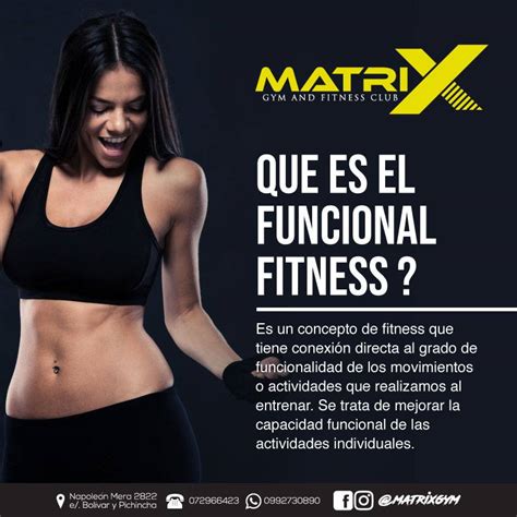 ¿ Sabes Que Es El Funcional Matrix Gym And Fitness Club Facebook