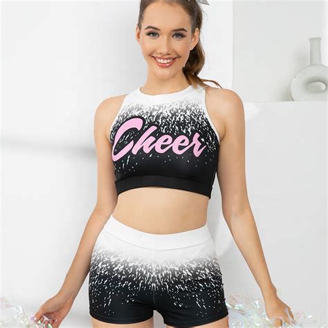 Fashion Design All Star Cheerleading Uniform With Rhinestones Cheer