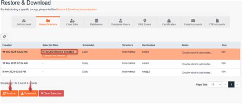C Mo Restaurar Copias De Seguridad Con Jetbackup