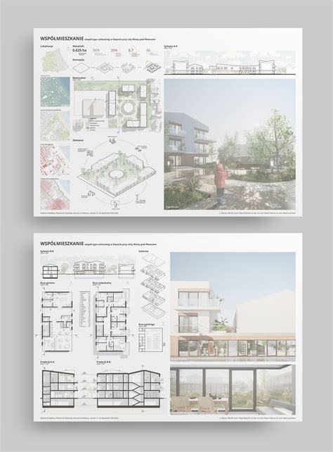 COHOUSING ARCHITECTURAL PROJECT BOARDS Behance In 2024