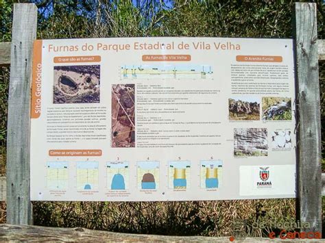Parque Estadual De Vila Velha Um Dos Principais Atrativos Do PR