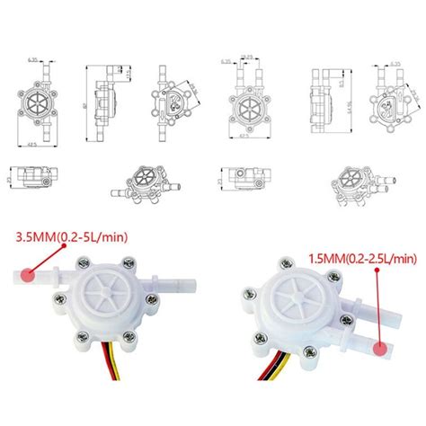 Multiple Styles Flow Sensor Control Meter Flowmete Vicedeal