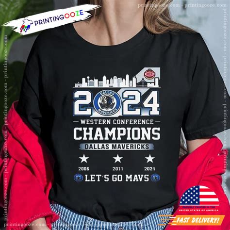 Lets Go Mavs Western Conference Champions 2024 T Shirt Unleash Your
