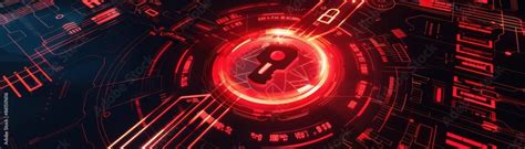 Data Server Red Encrypted Data Symbol Key Icon Top View Showcases Data Protection