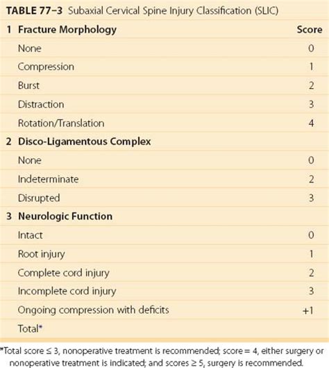 Injuries Of The Lower Cervical Spine Musculoskeletal Key