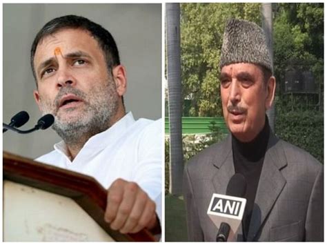 Ghulam Nabi Azad Quits Congress Over Rahul Gandhis Immaturity Says