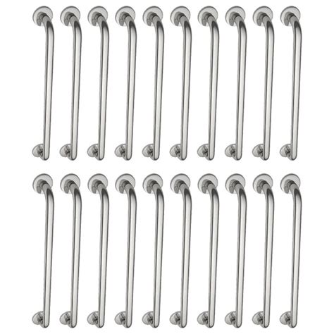 Alça De Apoio Barra Inox Kit 20 Unidades 70cm Segurança Box Banheiro