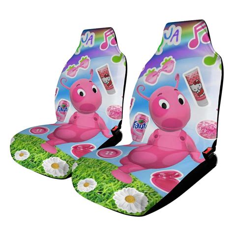 Backyardigans Car Seat Covers Nonslip Elastic Front Seat Protector