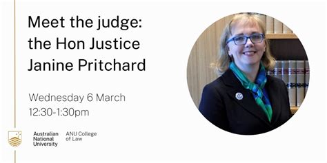 Meet The Judge The Hon Justice Janine Pritchard
