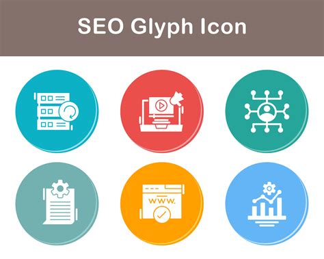 SEO Vector Icon Set Vector Art At Vecteezy