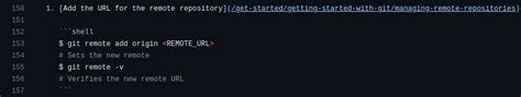 Remote Url Is Not Showing Up · Issue 27088 · Githubdocs · Github