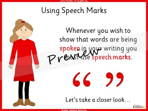 Punctuating Speech Teaching Resources