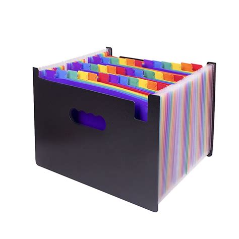 37 Pocket Expanding File Folder A4 Large Plastic E Vicedeal