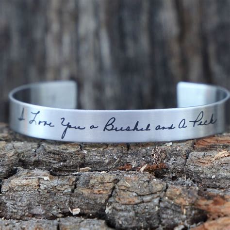Handwriting Bracelet Etsy