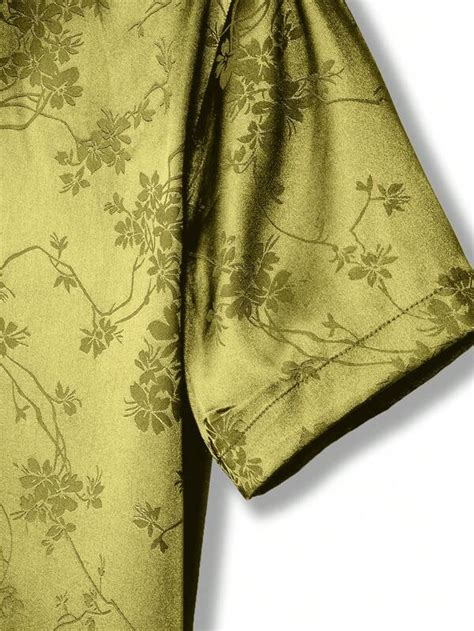 Manfinity Homme Men Floral Jacquard Satin Shirt Shein Usa