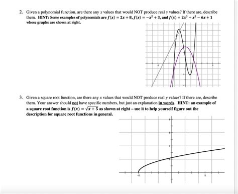 Solved 2 Given A Polynomial Function Are There Any X