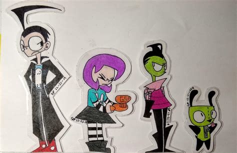 Cutouts Invader Zim Amino