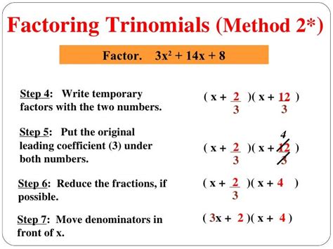 Factoring Notes