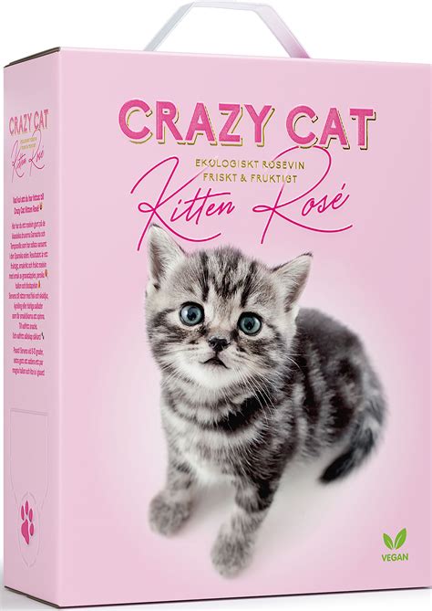 Crazy Cat Kitten Rosé Organic Viva Vin O Mat