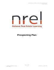 NREL CPPREP4103 Prospecting Plan V1 1 Docx CPPREP4103