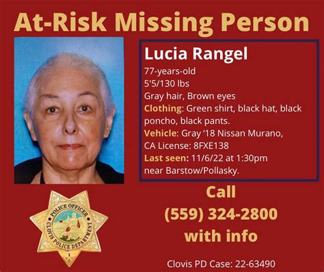 Silver Alert Police Search For Missing At Risk Woman In Clovis Cbs47