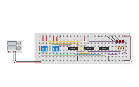 Circuit Design Final 8 3 Encoder Tinkercad