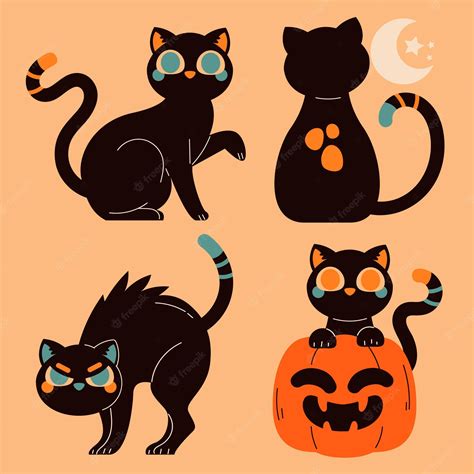 Cute Black Cat Clip Art
