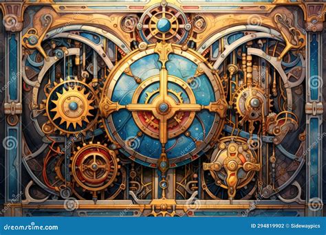Steampunk Inspired Clockwork Automatons With Intricate Gears And