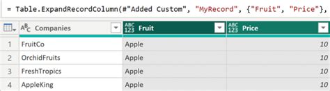 Understanding Records In Power Query M