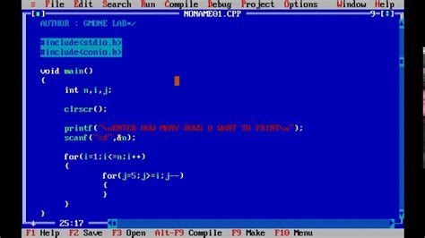 C Program To Print Star Pattern By Gmone Lab Youtube