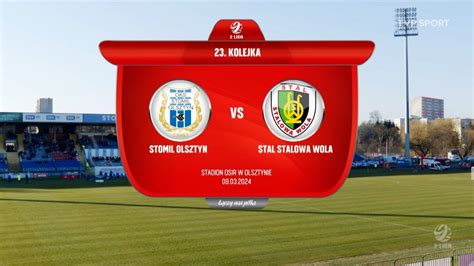 2 liga Stomil Stal Stalowa Wola SKRÓT TVP SPORT