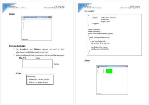 B Sc III VI Sem Advance Java Unit2 Appet PPT