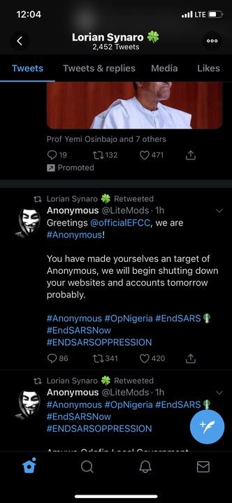 Anonymous Hacks Cbn And Efcc Website Politics Nigeria